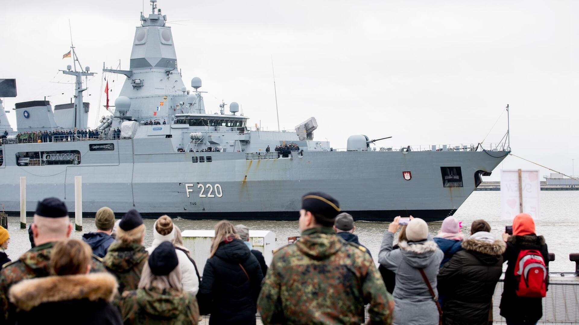 Fregatte „Hamburg“ kehrt zu Weihnachten zurück von Nato-Einsatz