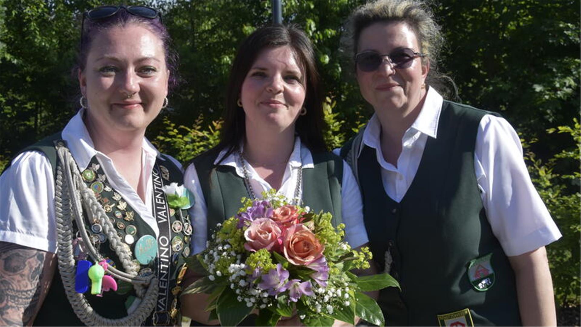 Schützenverein Hammah: Tina Pahl übernimmt die Krone von ihrem Mann