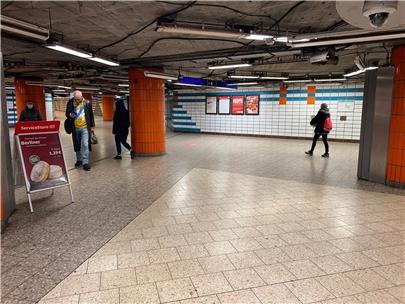 Der Atomschutzbunker im S-Bahnhof Harburg-Rathaus